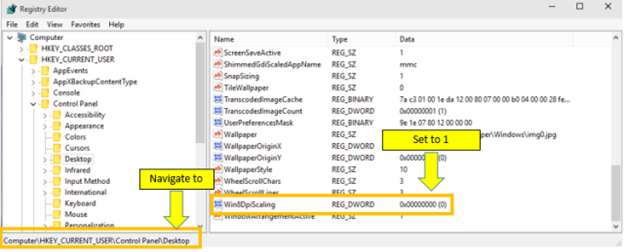 KB Corel Display Options How To Change DPI Scaling Level For Displays 